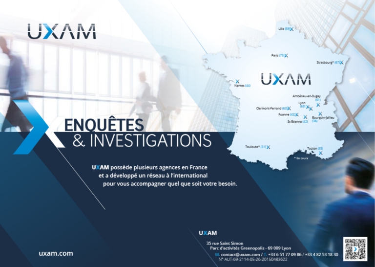 Le groupe de détectives privés UXAM étend son réseau en France